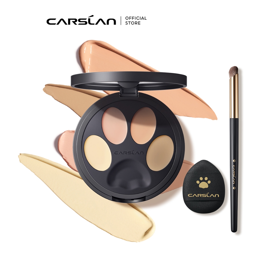 Kem che khuyết điểm CARSLAN 4 màu che phủ quầng thâm/ bọng mắt che ...