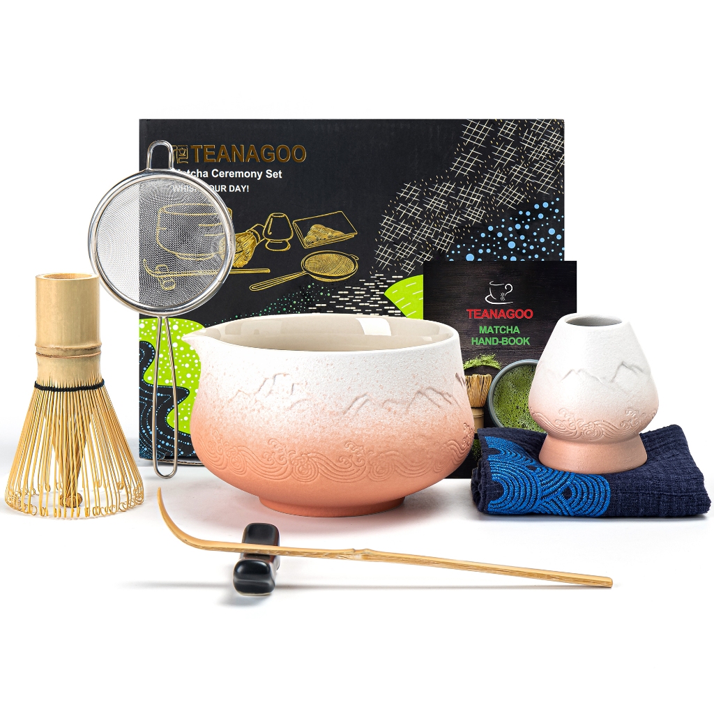 Teanagoo Nhật Bản Matcha Whisk (7 chiếc) Bộ Matcha Mtacha Kit Bát ...