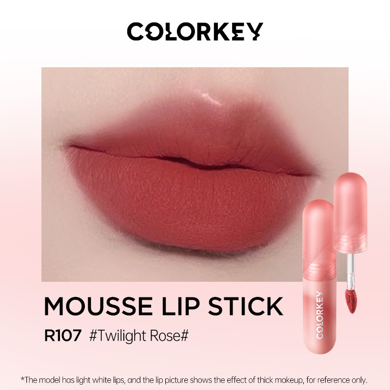 COLORKEY Son Môi Colorkey Lip Mousse Lip Mud Màu Nhung Mờ Xinh Xắn 2g ...