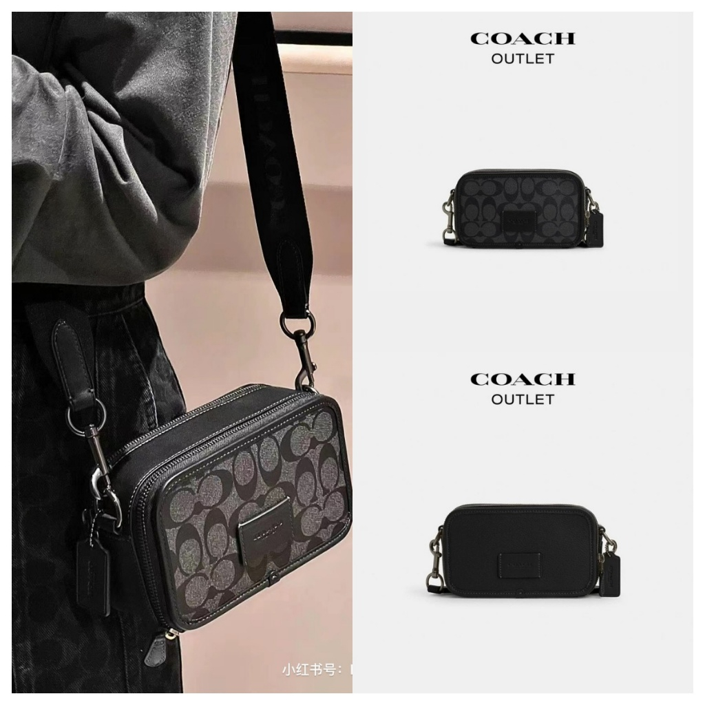 Ch CM109 CM113 Chất liệu da bò thương hiệu 100% C LOGO dây kéo đôi có ...