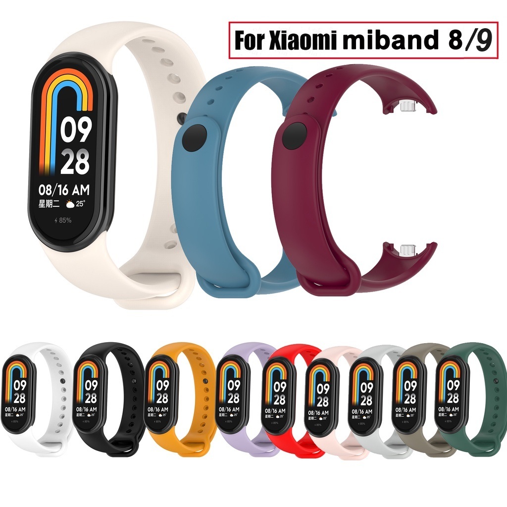 Dành Cho Xiaomi MiBand 10 9 8 Dây Đeo Thông Minh Silicon Cho Mi Band 8 9 10 NFC Dây Thể Thao ...