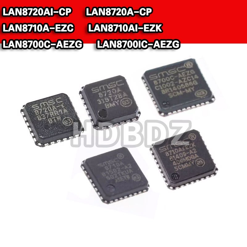 3PCS LAN8720AI-CP LAN8720A-CP LAN8710A-EZC LAN8710AI-EZK LAN8700C-AEZG ...
