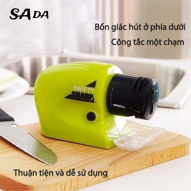 SADA Swifty Sharp Bếp Điện Đa Năng Máy Mài Dao Nhanh Đá Mài Dao Đặc Biệt Mài Dao Tiện Lợi, Nhanh ...