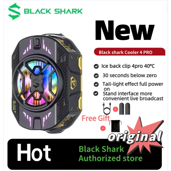 Chính Hãng Làm Mát Nhanh Cá Mập Đen Funcooler 4 Pro Điện Thoại Chơi ...