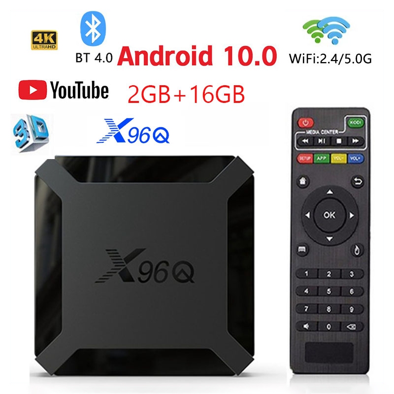 X96q 4K HD TV BOX HD Mạng Thông Minh TV Set Top BOX Android 10.0 Mini ...
