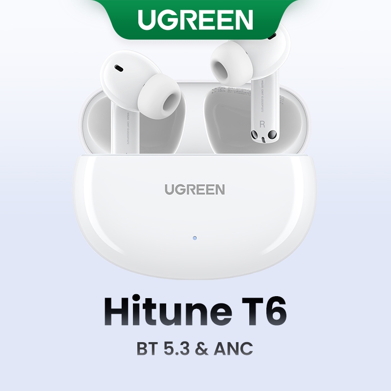 UGREEN Tai nghe Bluetooth HiTune T6 ANC TWS IPX5Khử tiếng ồn chủ động Hi-Res LDAC Bluetooth 5.3 ...