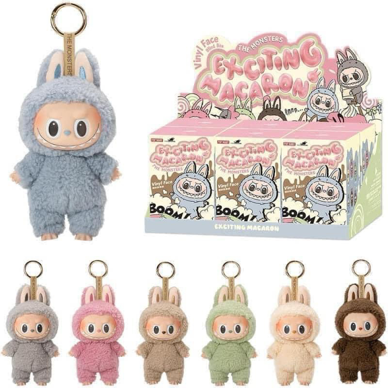 (Chính hãng) Labububu V1 Hộp mù Macaron Vinyl Búp bê sang trọng Móc ...
