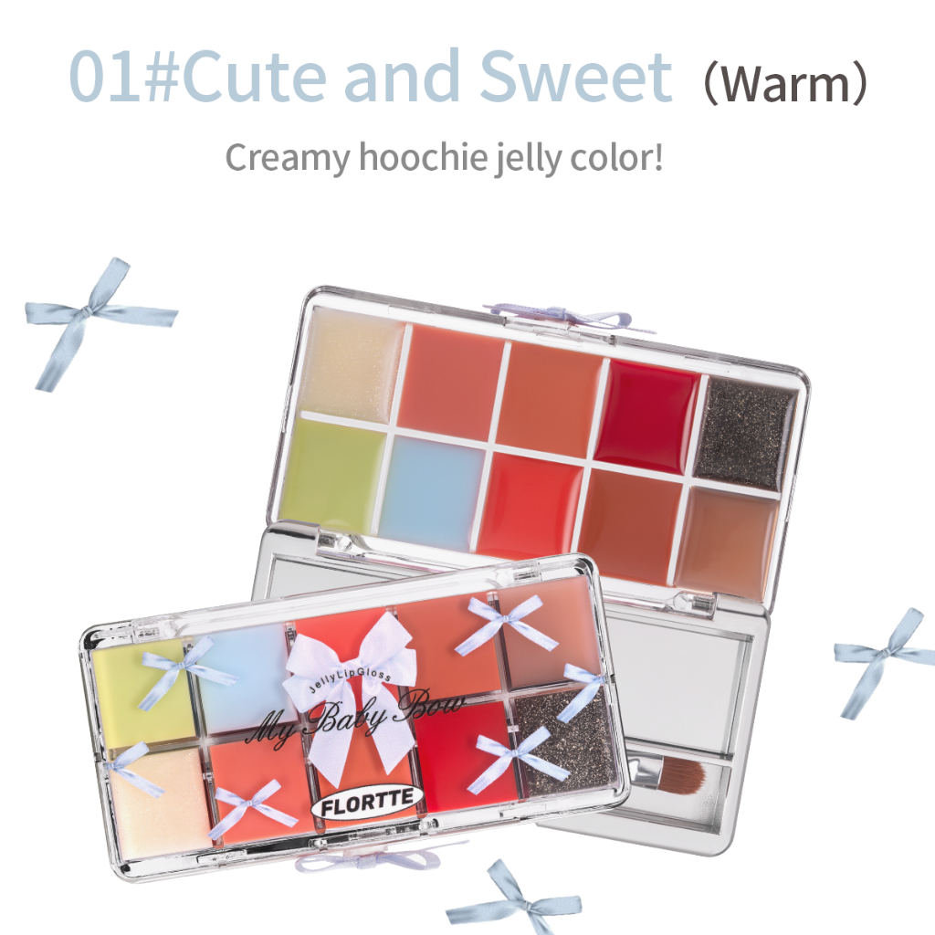 Son Bóng FLORTTE Peng Peng Princess Series 10 Màu (3 Màu) 17g FLORTTE ...