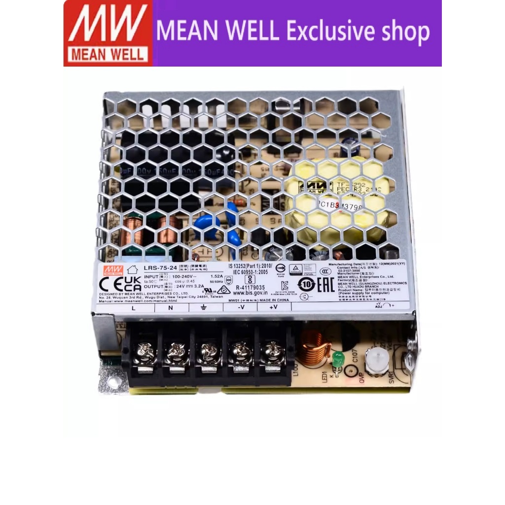 Mean WELL LRS-75 series LRS-75-5 LRS-75-12 LRS-75-15 LRS-75-24 LRS-75 ...