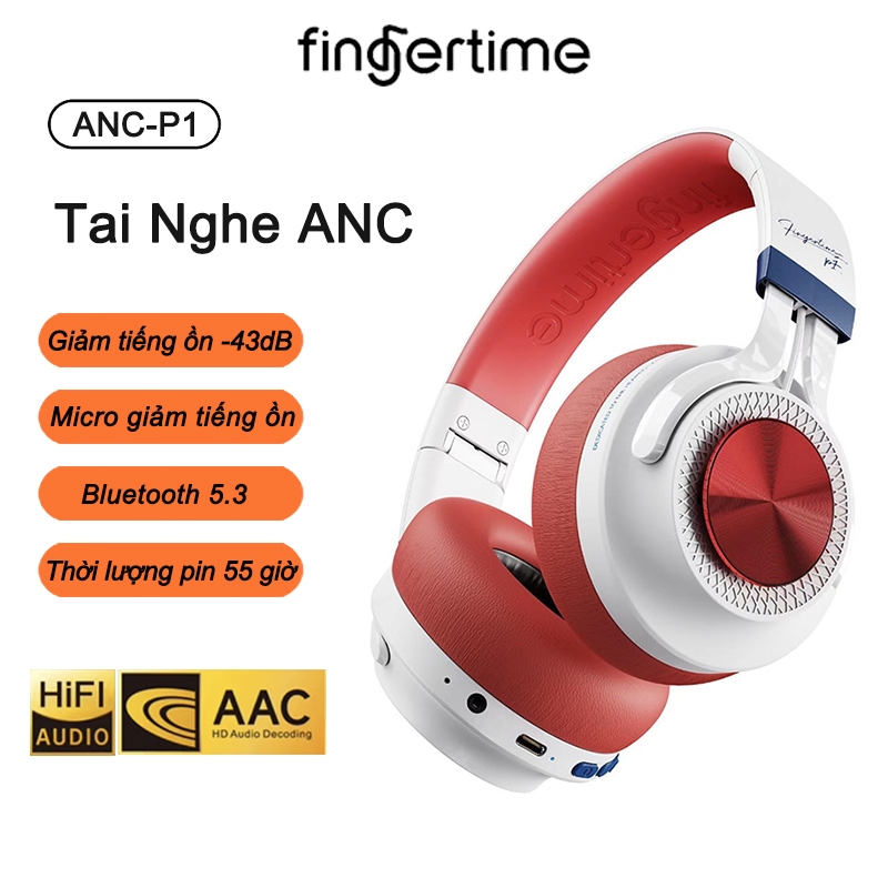 Tai Nghe Không Dây ANC P1 Bluetooth 5.3 Giảm Tiếng Ồn Chủ Động -43dB ...