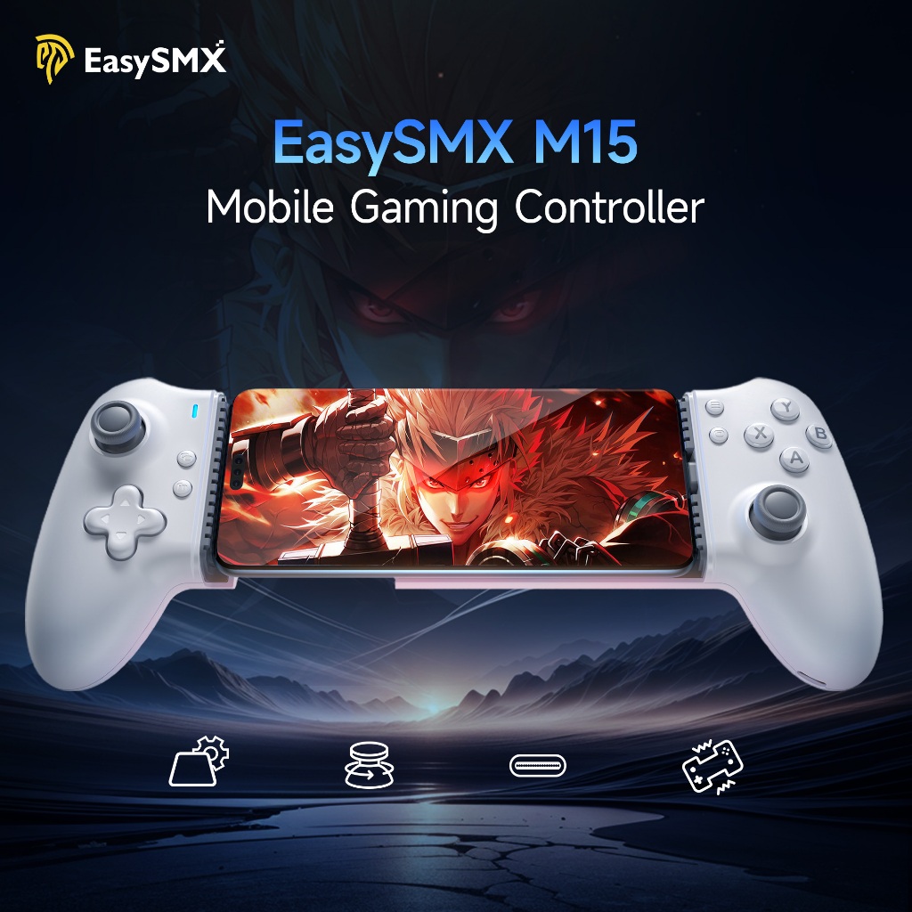 Easysmx M15 Điện Thoại Di Động Tay Cầm Chơi Game Loại C Hall Cơ Điều Khiển Cho Điện Thoại ...