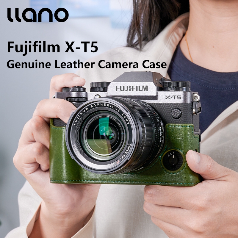 Llano Fuji XT5 Bao Da Thật Chính Hãng Da Nửa Dành Cho Máy Ảnh Kỹ Thuật Số Fujifilm X-T5 - Ốp Bảo ...