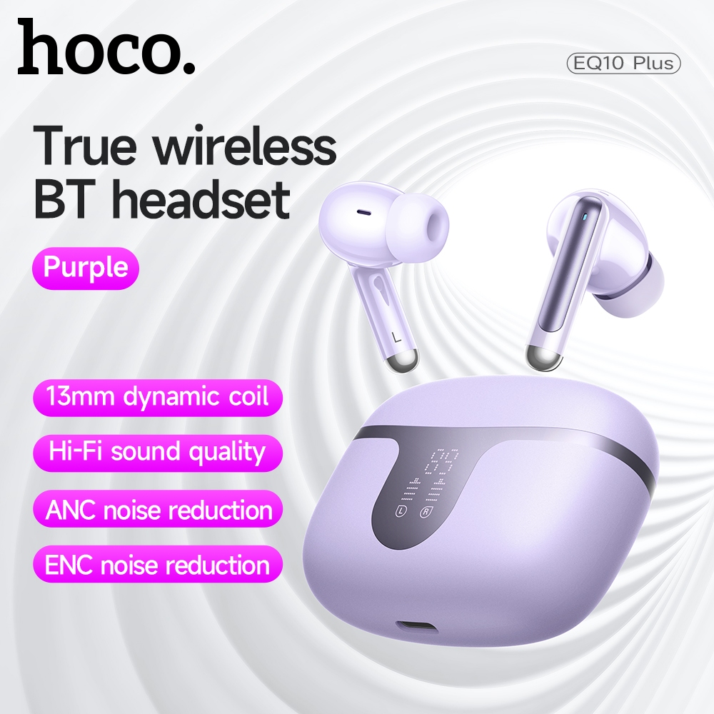 [Sử dụng thời gian 7 giờ] HOCO EQ10 Plus True Wireless ANC & ENC Tai ...