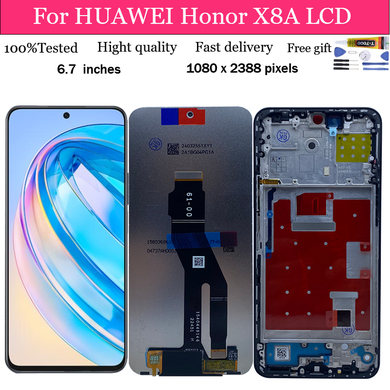 Dành Cho Honor X8A CRT-LX1 CRT-LX2 CRT-LX3 Màn Hình LCD Màn Hình Cảm ...