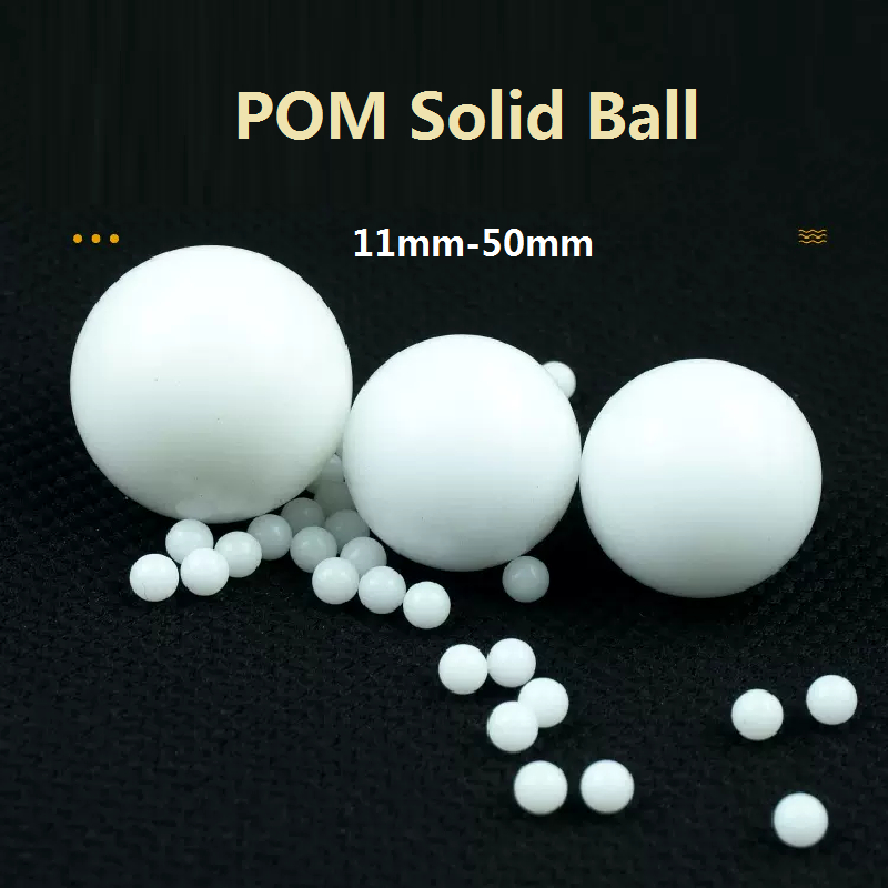 11mm-50mm POM Bóng nhựa rắn Polyoxymethylene Bóng nhựa công nghiệp ...
