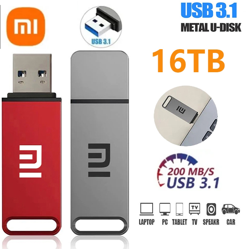Xiaomi USB 3.1 16TB 8TB USB Flash Driver 2TB 1TB Kim Loại Tốc Độ Cao ...