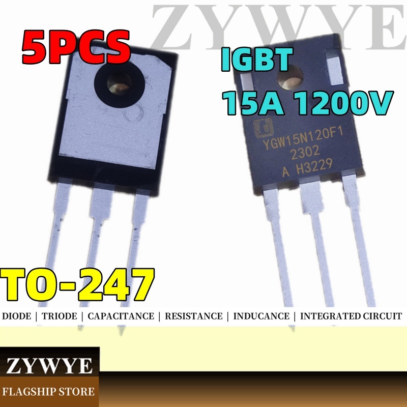 5 chiếc YGW15N120F1 15N120 FGA15N120AN 15N120FL2 IGBT K15T120 Triode TO ...
