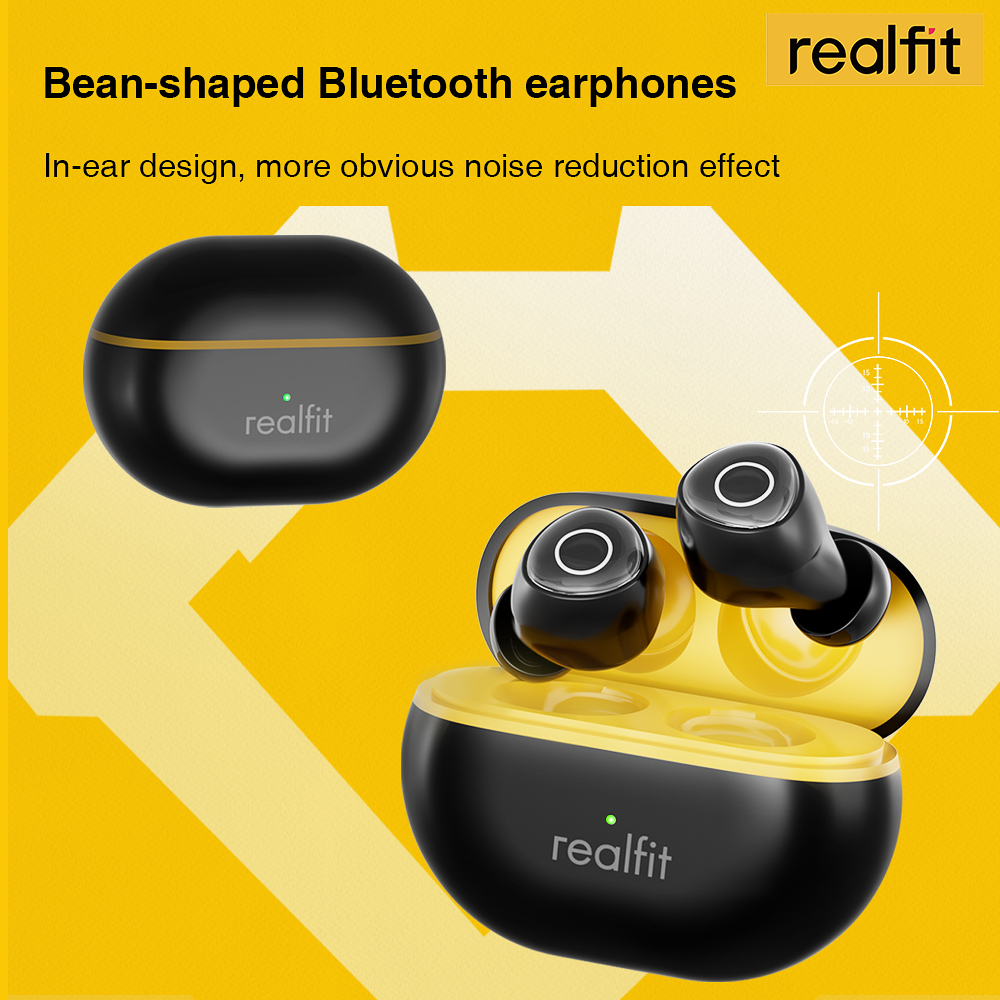 Tai nghe Bluetooth Realfit F4 khử tiếng ồn chủ động AI có ứng dụng điều ...