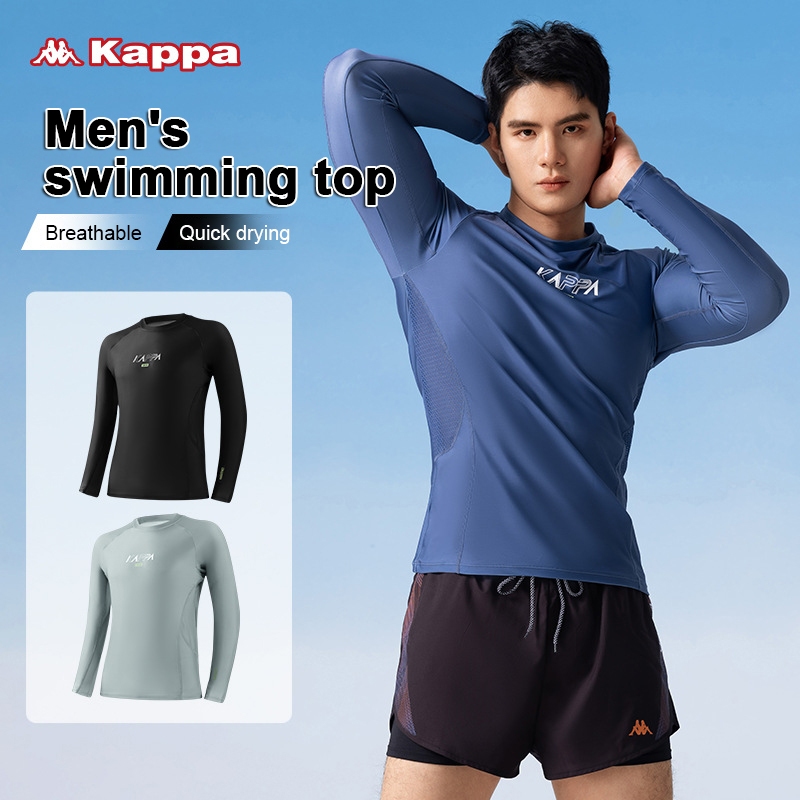 Áo tắm nam Kappa thoáng khí nhanh khô áo dài tay upf50 + chống nắng ...