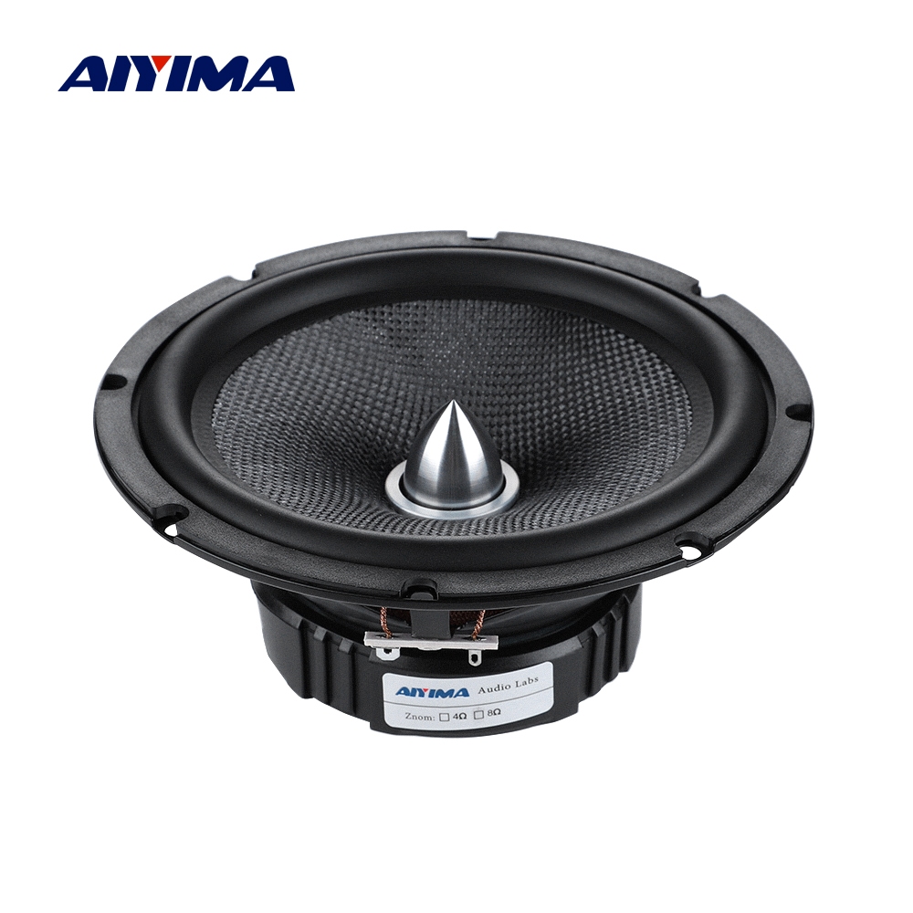 Aiyima 6.5 Inch Âm Thanh Xe Trung Thu Loa Bass 40W Sợi Thủy Tinh Đạn Loa Loa Loa Tự Làm Hệ Thống ...
