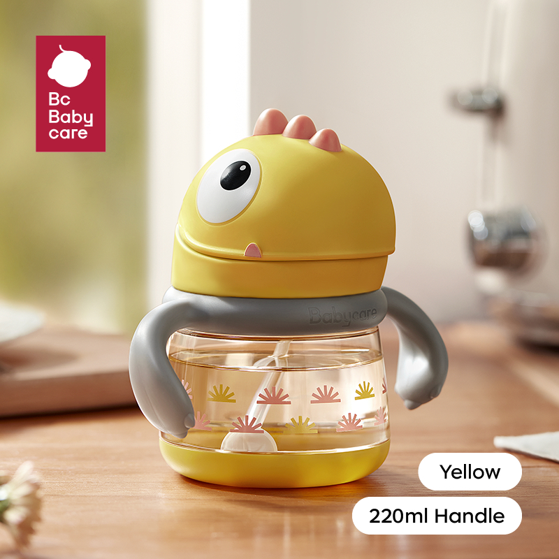 Bc Babycare (Tay cầm 220ml Dây đeo vai 300ml) Cốc tập uống nước miễn phí PPSU / Tritan BPA có ...