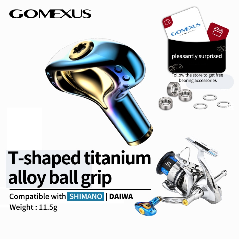 Gomexus 42mm Hình Chữ T Câu Cá Núm Cho Daiwa Shimano Stradic Stella Sephia Điện Đôi Vanquish Câu ...