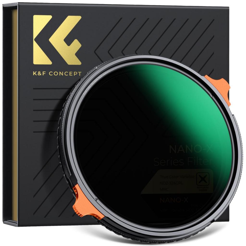 K & F Concept Nano-X True Color Variable ND2-32 (1-5 điểm dừng) và Bộ ...