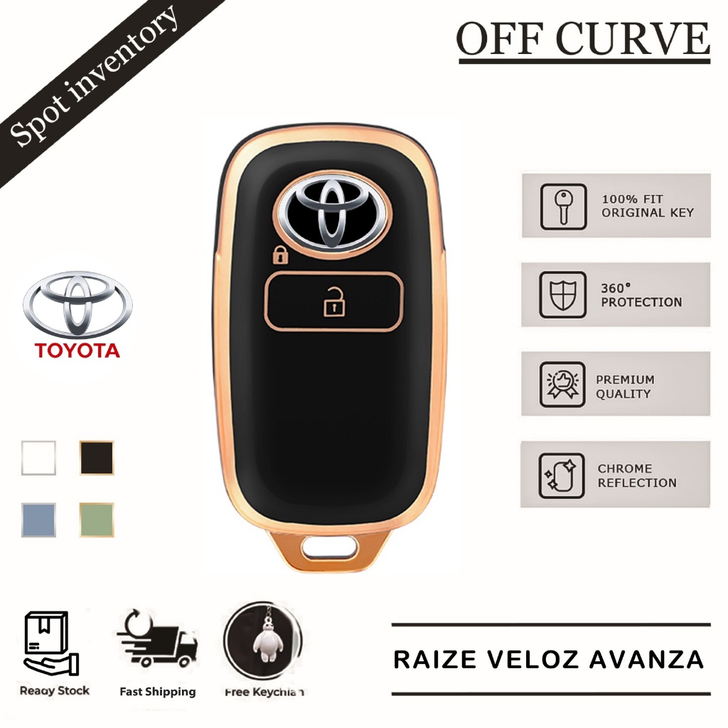 Vỏ bọc chìa khóa điều khiển từ xa bằng TPU chất lượng cho Toyota Veloz ...