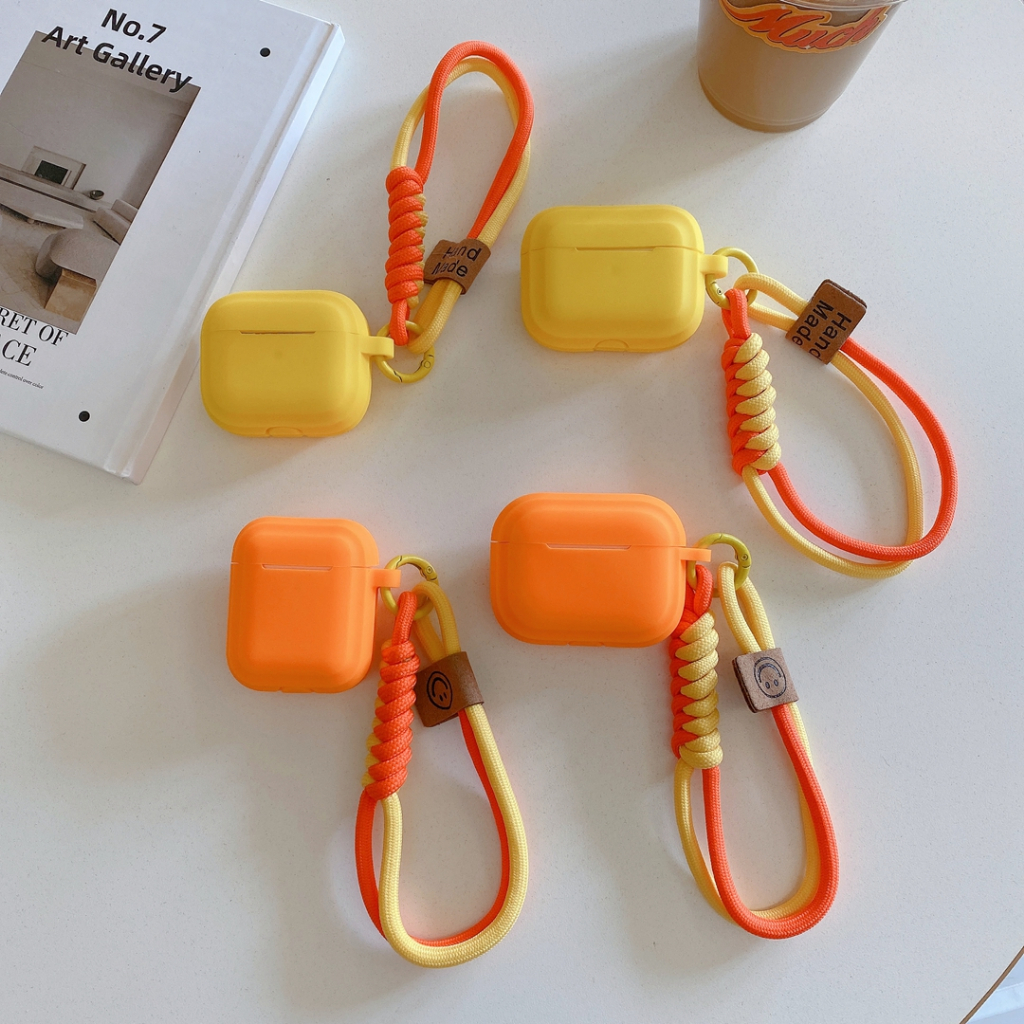 Vỏ airpods 4 có dây buộc silicon mềm airpod pro 2 / gen 3 / pro / 2 / 1 ...