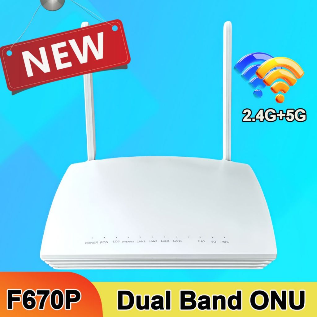 Dual Band F670P ONT / ONU Firmware tiếng Anh EPON / GPON / XPON 4GE ...