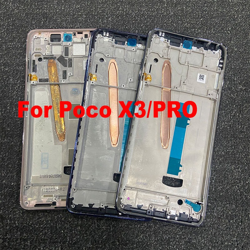 Mới Cho Xiaomi Poco X3 PRO NFC Khung Giữa Phía Trước Viền Nhà Ở Ốp Lưng ...