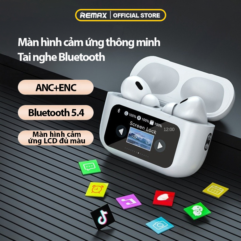 Màn hình cảm ứng Khử tiếng ồn Tai nghe Bluetooth5.4 Tai nghe không dây ...