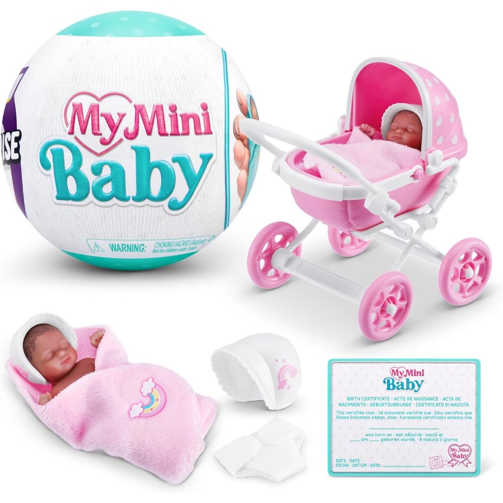 5 Bất Ngờ My Mini Baby Series 1 của ZURU, Viên nhộng bí ẩn sưu tập, Đồ ...