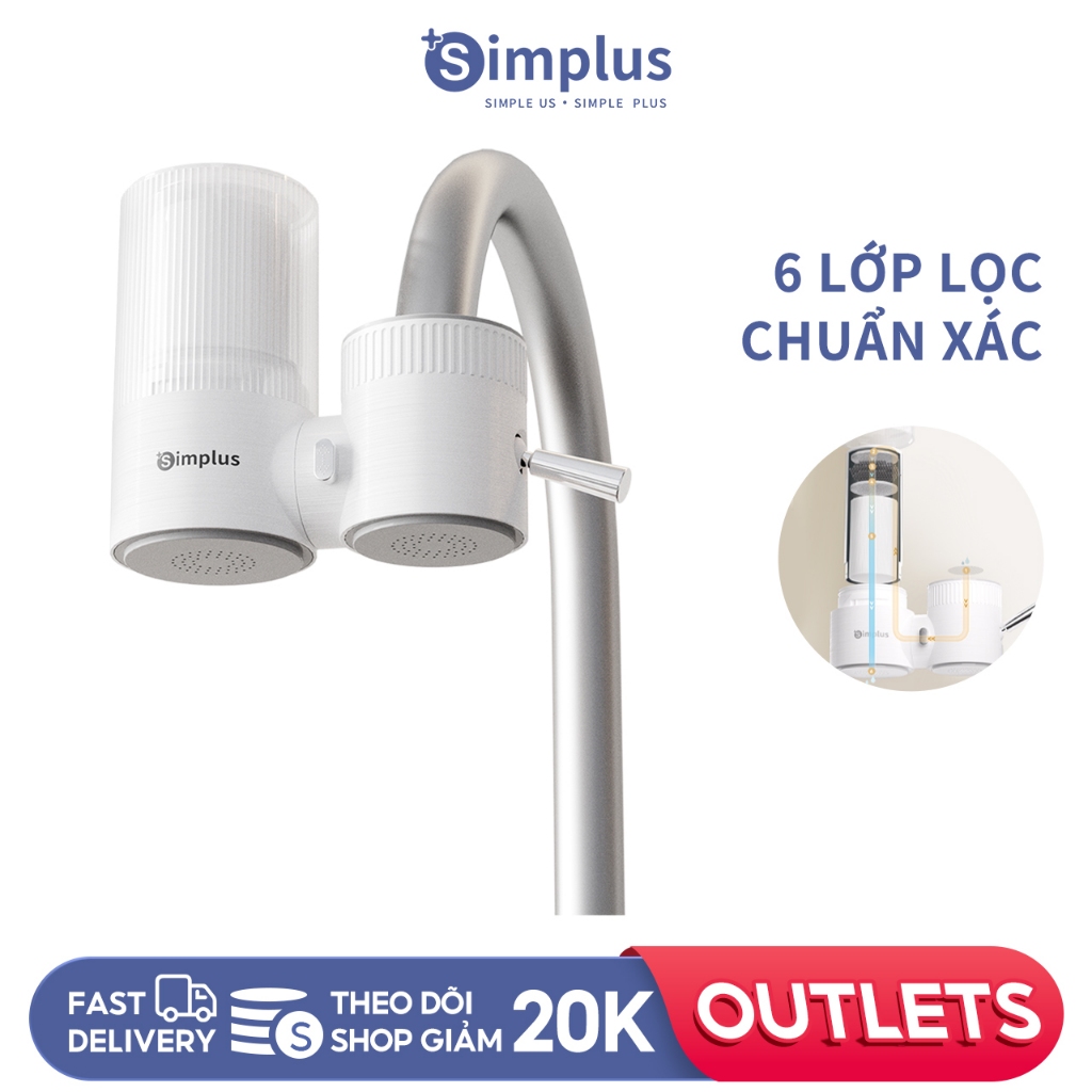 Simplus Bộ Lọc Nước Tại Vòi 6 Tầng Lọc JSQH003 - Bảo Hành 12 Tháng | Shopee Việt Nam