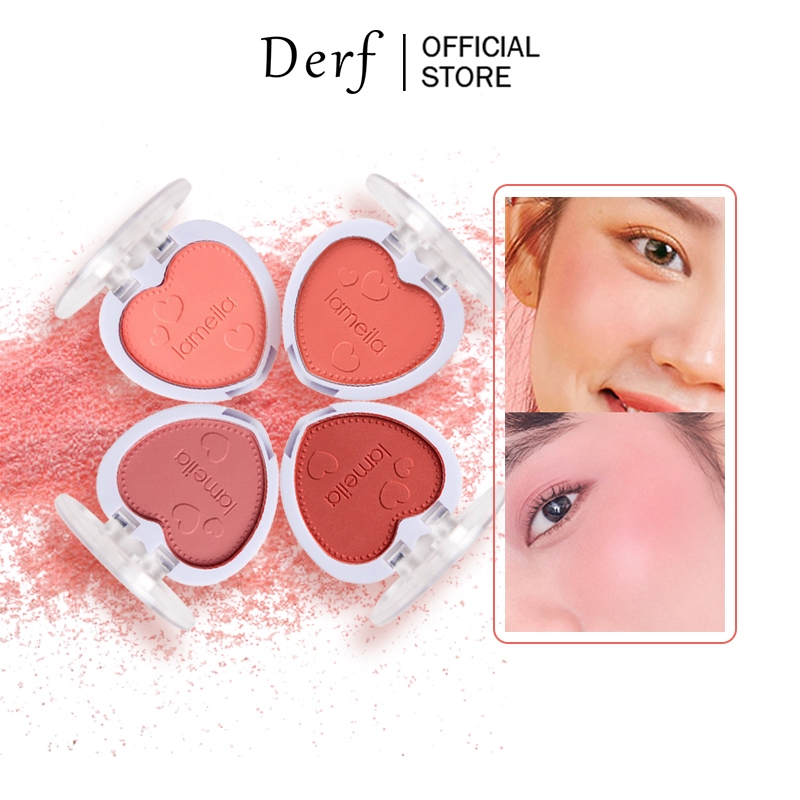Derf Monochromatic Blush Palette Natural Highlighter Contour Brighten ...