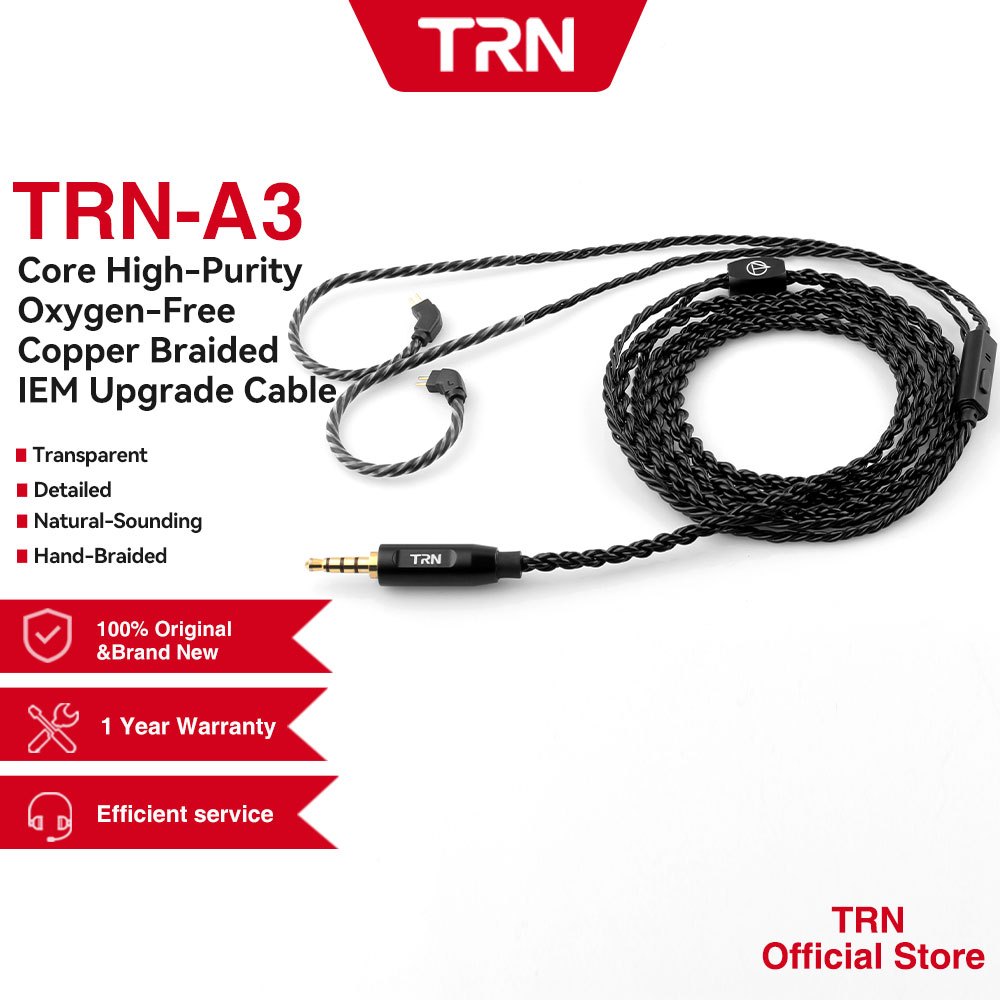 Trn A3 6 Core HIFI Tai Nghe Cáp Có Đầu Nối Sử Dụng Cho TRN MT1 KZ ZSN ...