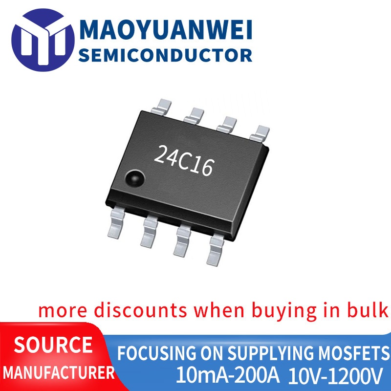 20 Chiếc 24C16 24C32 AT24C16 AT24C32 Chip Nhớ Điện Xóa Được EPROM SOP-8 | Shopee Việt Nam