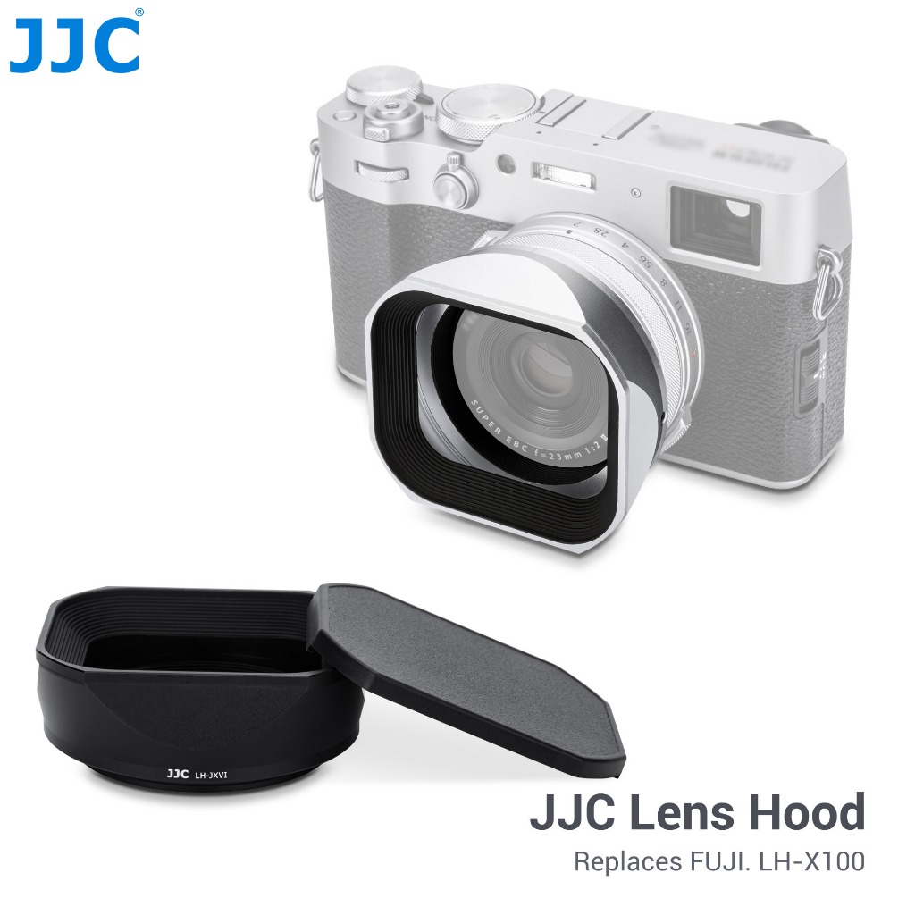 JJC Ống Kính Hood Cho Máy Ảnh Fujifilm X100VI X100V X100F Có Bộ Lọc Bộ Chuyển Đổi Vòng Đính 49mm ...
