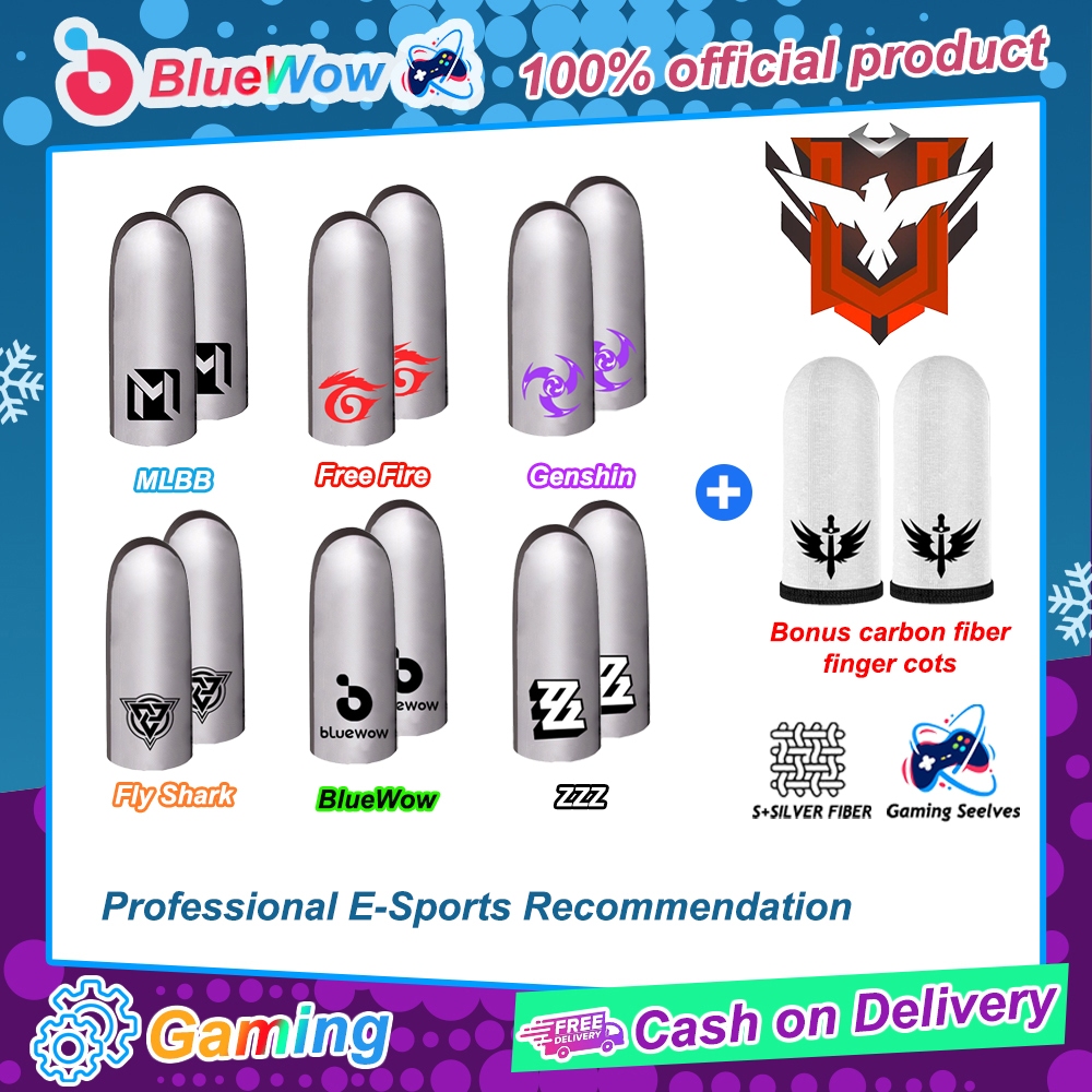 (Mua 2 Tặng 1)Găng tay chơi game BlueWow 92 kim sợi bạc nguyên chất chống mồ hôi, cảm ứng nhạy 6 ...