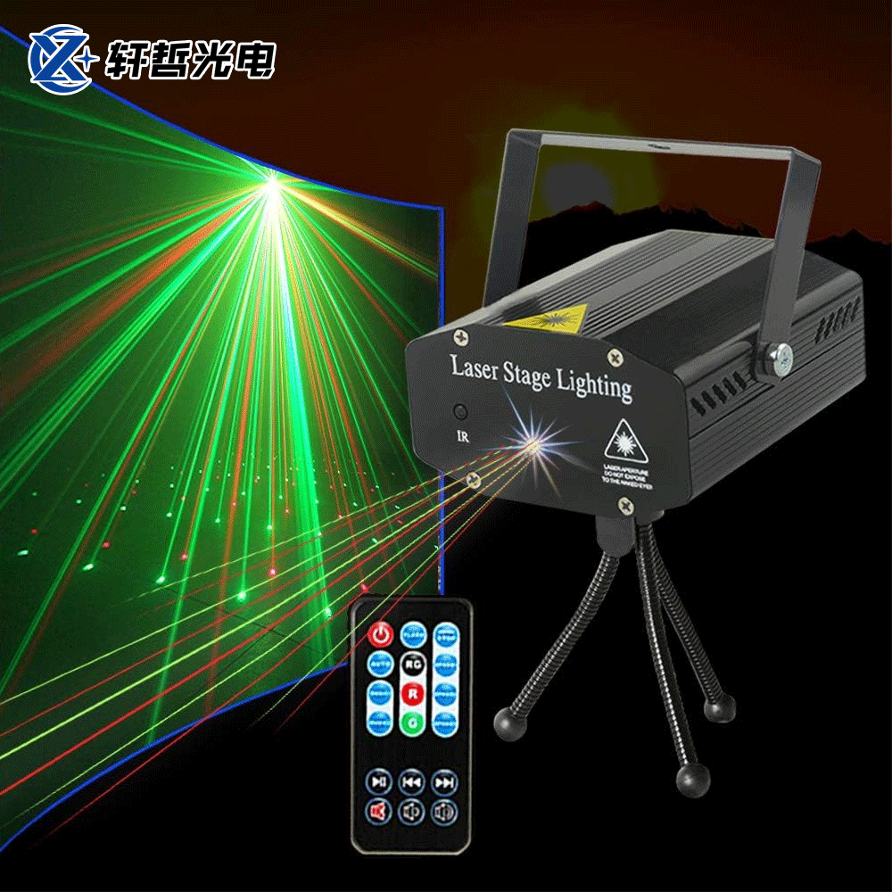 Đèn led chiếu laser DJ RBG theo hiệu ứng nhạc thích hợp cho sân khấu ...