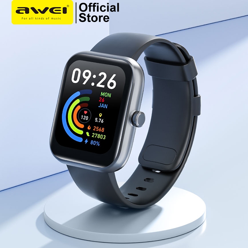 Đồng Hồ Thông Minh Awei H45 Màn Hình 1.83 inch, Gọi Bluetooth, Chống Nước IP68, Quản Lý Sức Khỏe ...