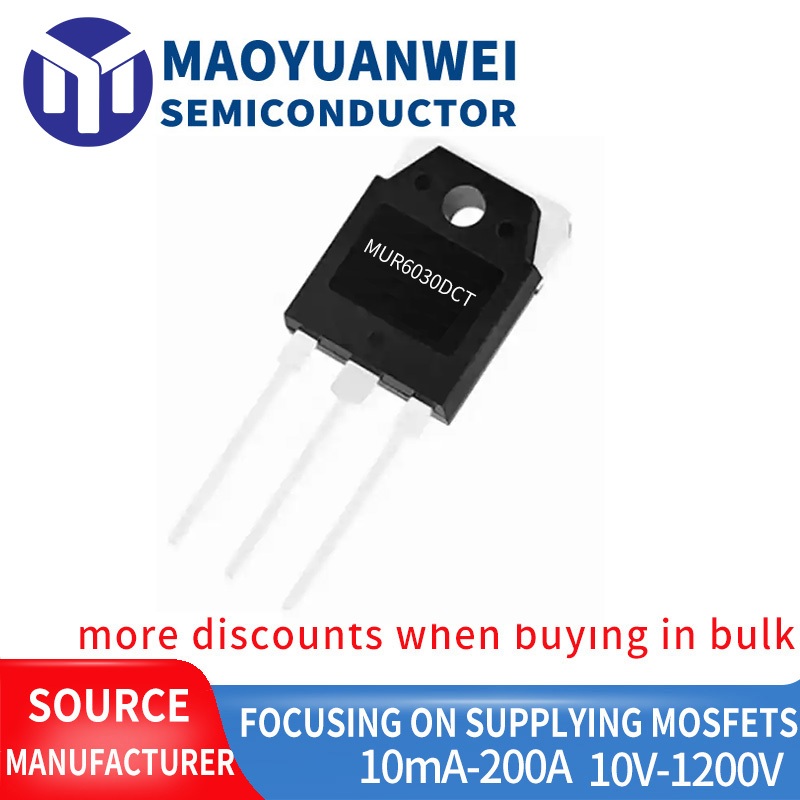 10 Chiếc MUR6030DCT MUR6030 MUR6030NCS 60A 300V TO-3P Phục Hồi Nhanh ...