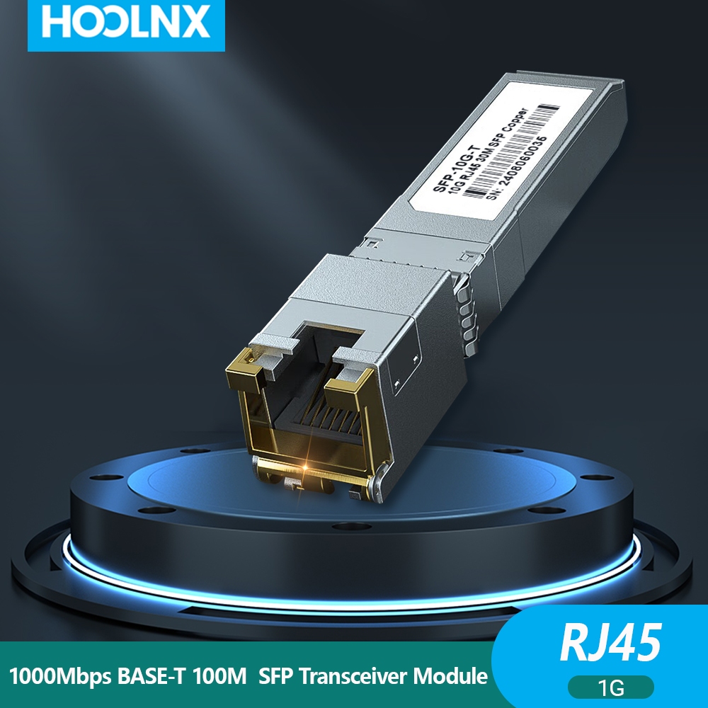 Hoolnx 10G SFP + Sang RJ45 Bộ thu phát SFP, Bộ thu phát mô-đun quang ...