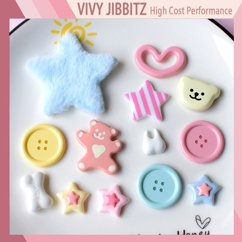 Jibbitz Crocs Charm Dép Crocs 3D Dopamine Màu Xanh Diy Sticker Dép ...