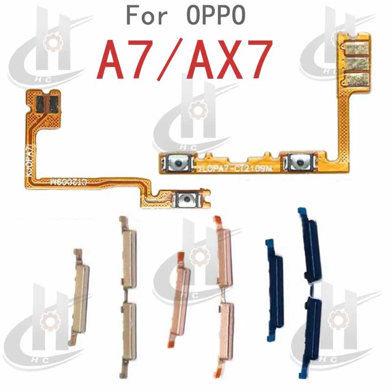 Dành Cho OPPO A7 AX7 Âm Lượng Nguồn Bên Nút Cáp Mềm Phím Nút Tắt Âm ...