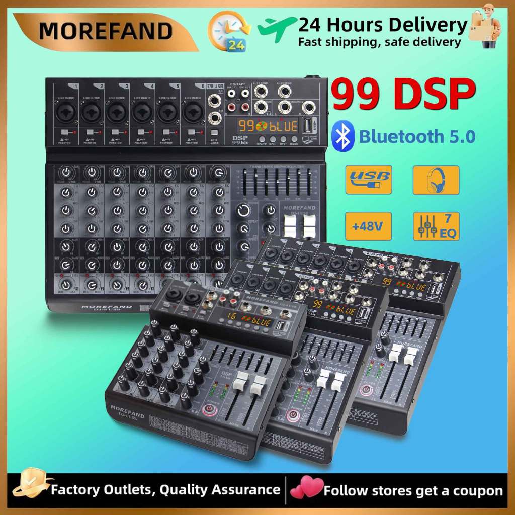 Dj4 / DJ6 / DJ8 / CS4 4 / 6 / 8 Kênh Máy nghe nhạc MP3 có cổng USB Bộ ...
