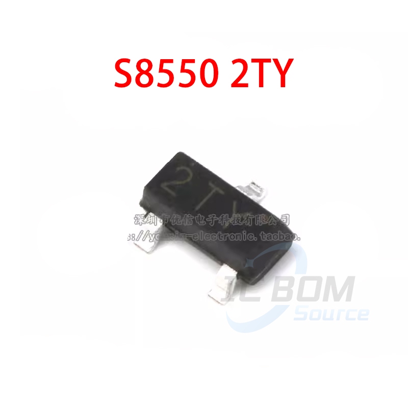【10PCS】S8550 2TY SOT-23 PNP Transistor 500mA/25V | Shopee Việt Nam