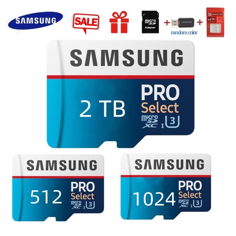 Thẻ nhớ Samsung Micro SD 2TB / 1024GB / 512GB Thẻ SD Mini Class10 | Shopee Việt Nam