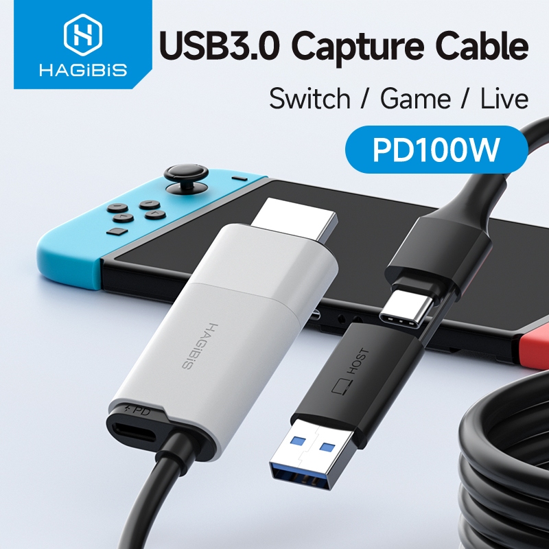 Thẻ ghi Video Hagibis USB 3.0 Type-c USB-A / Type-c Cáp ghi Video giao ...
