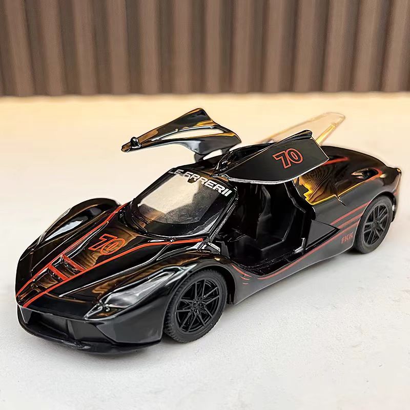 Mẫu xe hợp kim Ferrari Lafa Pagani Bugatti Đồ trang trí có thể mở cửa ...